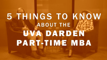 Part-Time MBA | UVA Darden School of Business